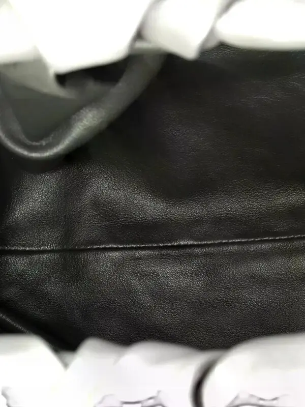Bottega Veneta The Shoulder Pouch Leather Maxi Hobo Bag - Grey
