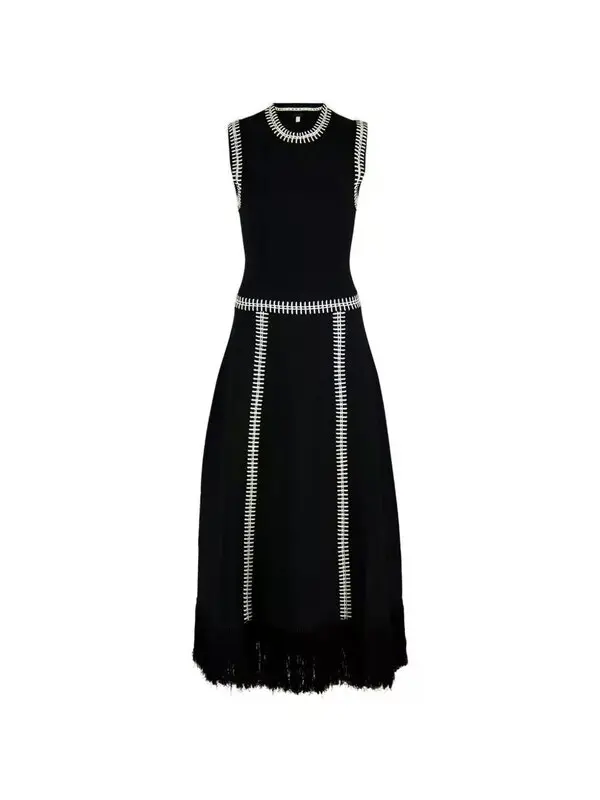 Johanna Ortiz Sleeveless Maxi Dress - Black