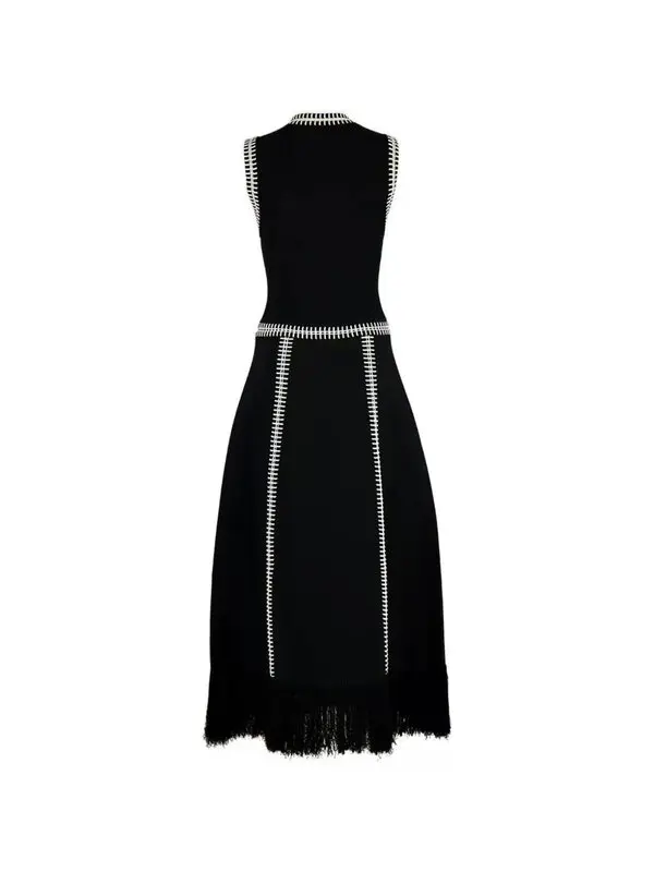 Johanna Ortiz Sleeveless Maxi Dress - Black