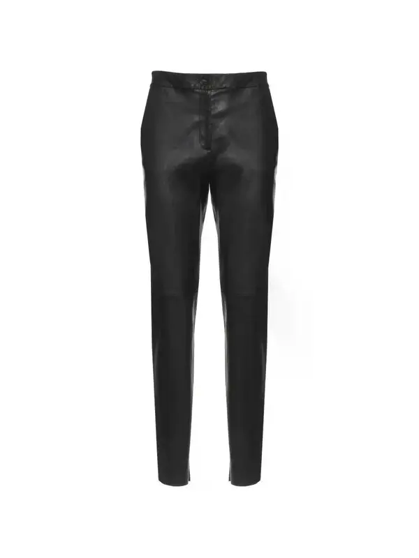 Antonelli Firenze Leather Straight Trousers