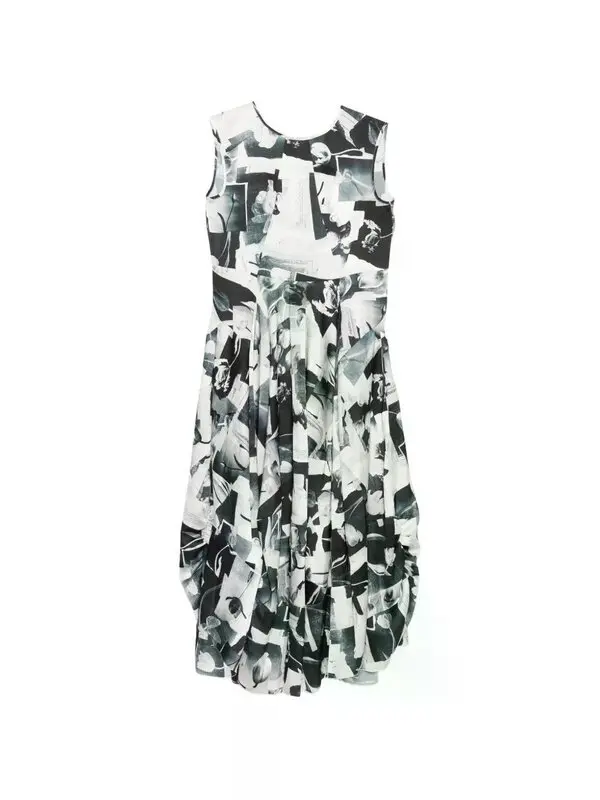 High Sparky Graphic Print Midi Dress