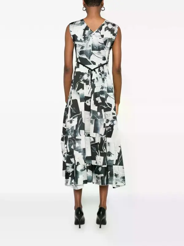 High Sparky Graphic Print Midi Dress