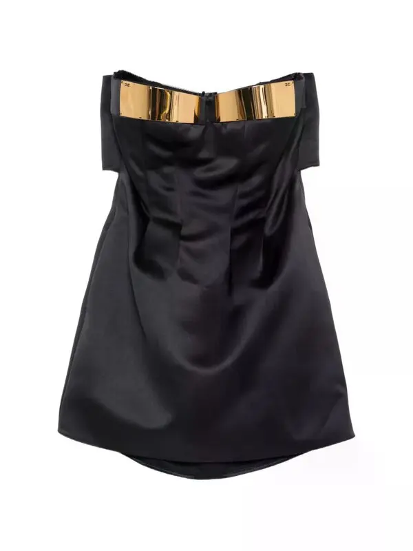 Elisabetta Franchi Metallic Strapless Dress