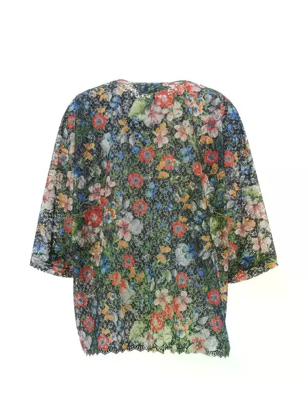 IRIE' Floral-print V-neck Blouse