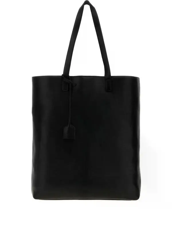 Saint Laurent Leather Tote Bag - Black