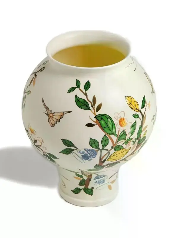 Shanghai Tang Tang Garden Butterfly Floral Vase