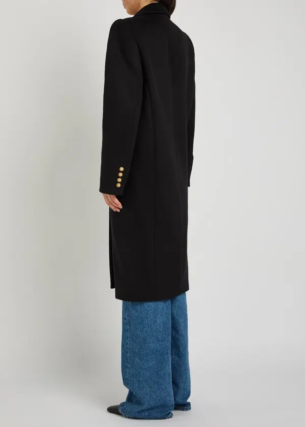 Balmain Wool And Cashmere-blend Coat