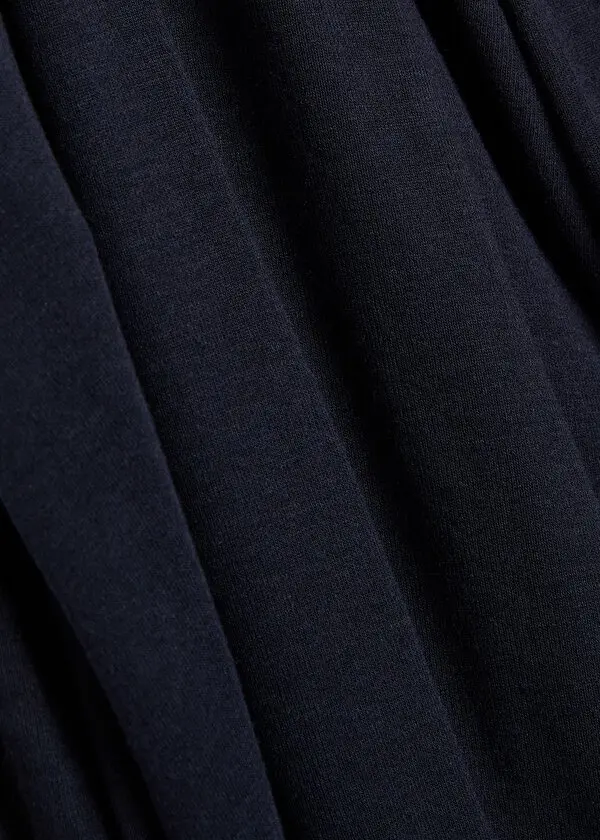 AGOLDE Pascale Turtleneck Stretch-lyocell Top - Navy