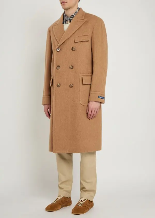 Polo Ralph Lauren Double-breasted Hair Overcoat