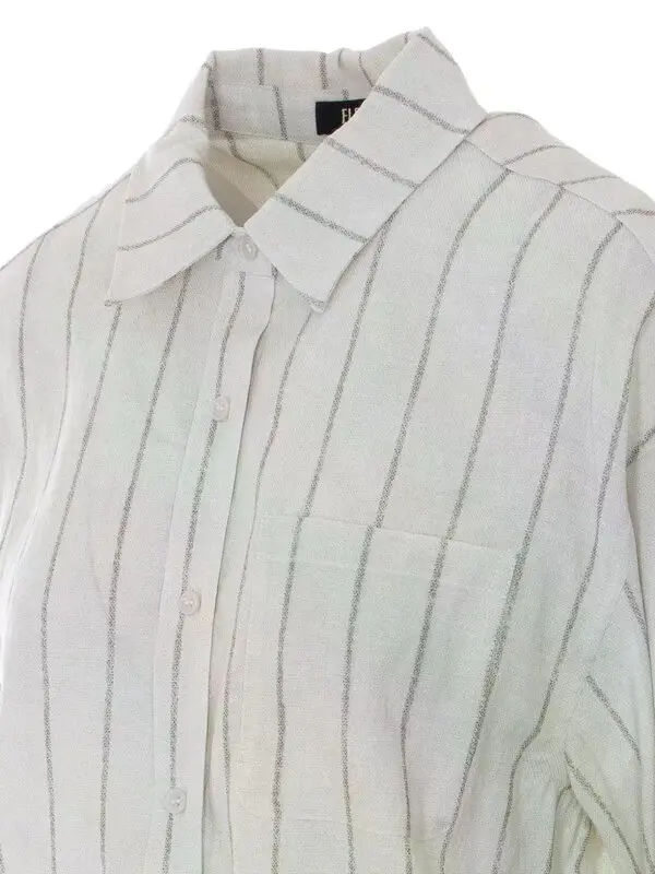 ELEH Chest-pocket Striped Shirt