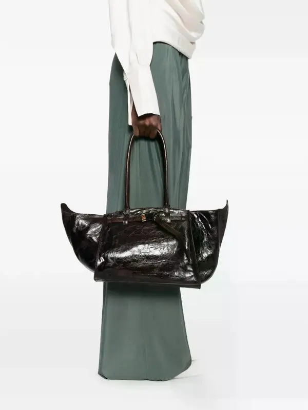Benedetta Bruzziches Mame Leather Tote Bag