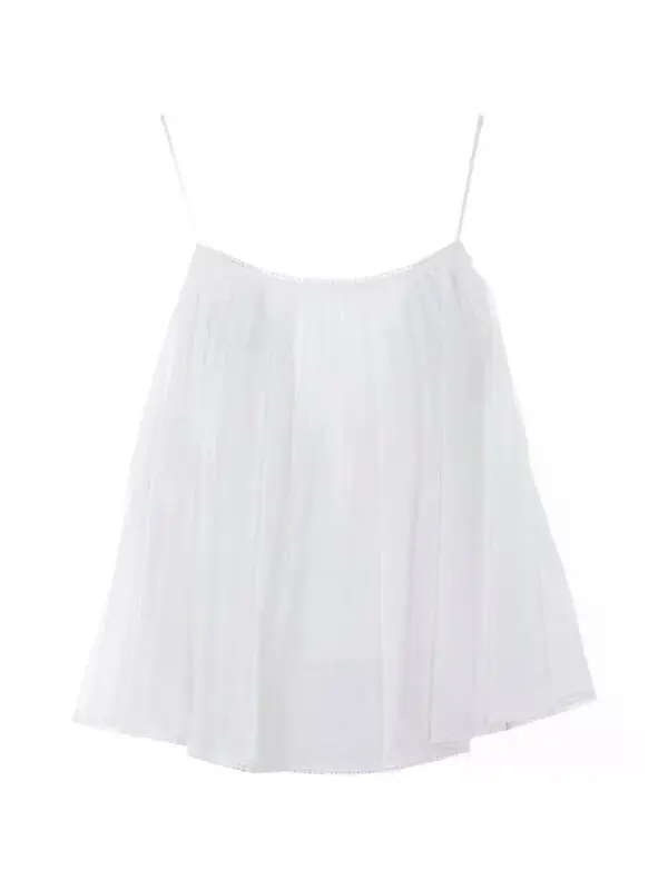 ELEH Spaghetti Strap Embroidered Top