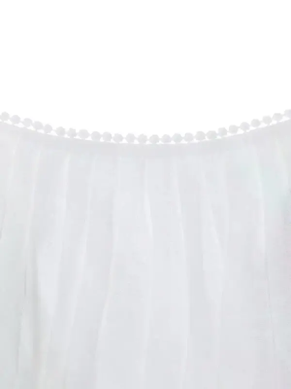 ELEH Spaghetti Strap Embroidered Top