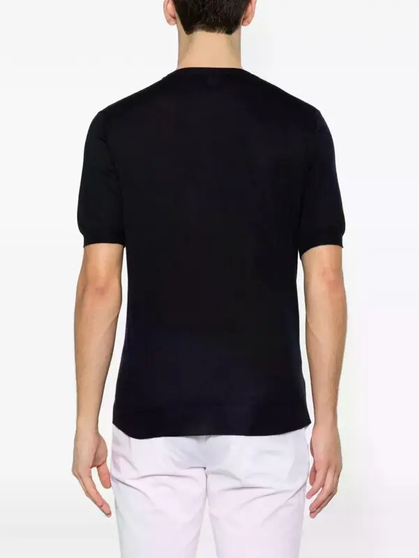 Fedeli Short-sleeve Knitted Top