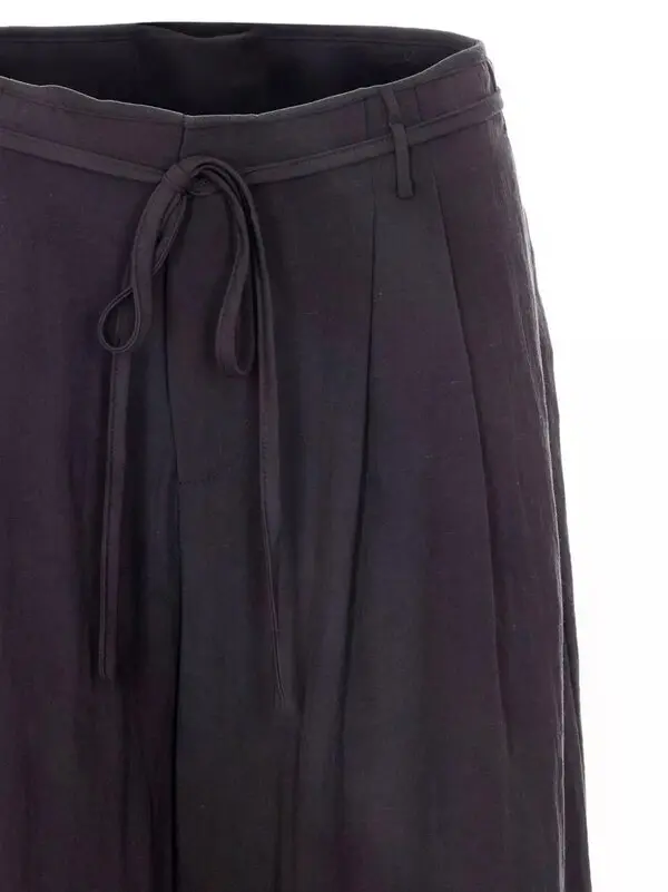 ELEH Belted Wide-leg Trousers