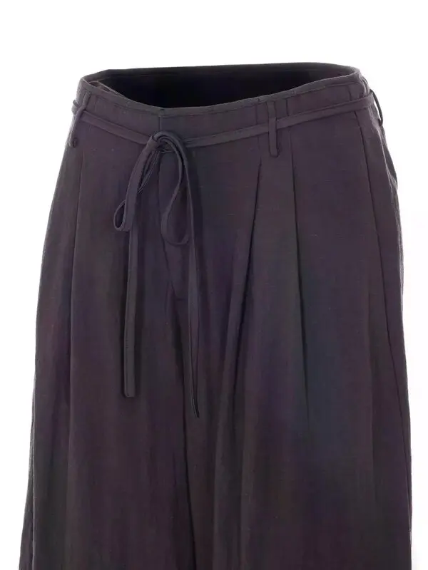 ELEH Belted Wide-leg Trousers