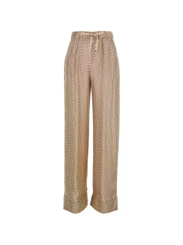 Herno Patterned Drawstring-fastening Trousers