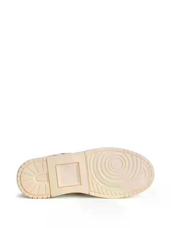 D.a.t.e. Perforated Leather Sneakers - Neutrals