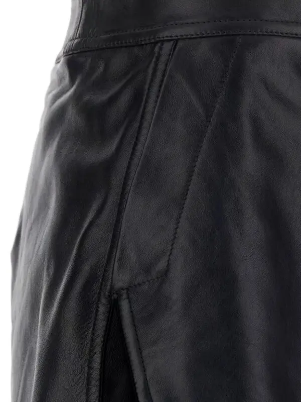 Rick Owens Rear-zip Mini Skirt - Black