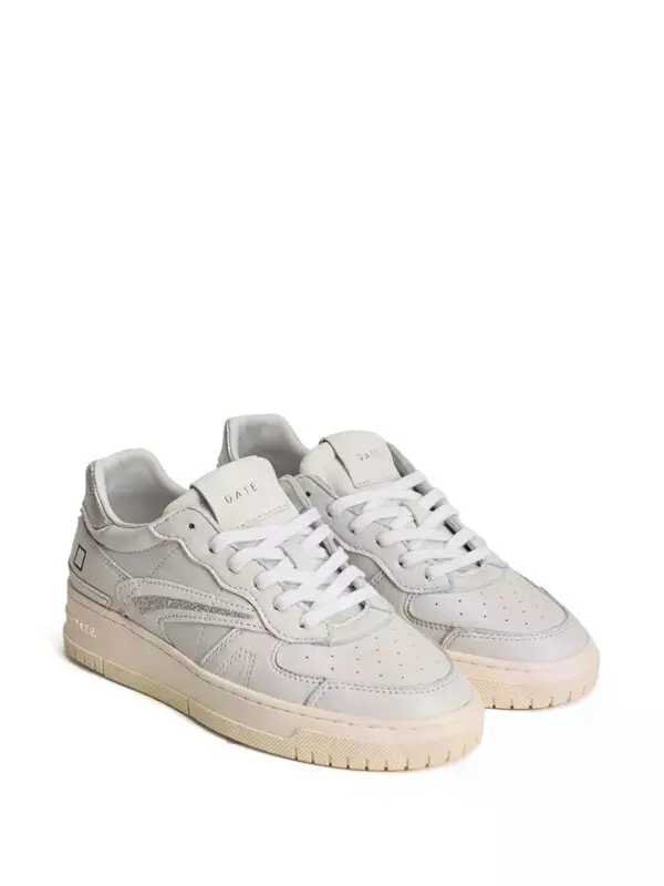 D.a.t.e. Perforated Glitter Sneakers