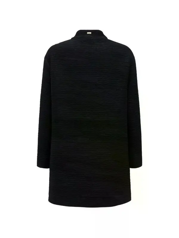 Herno Textured Coat - Black