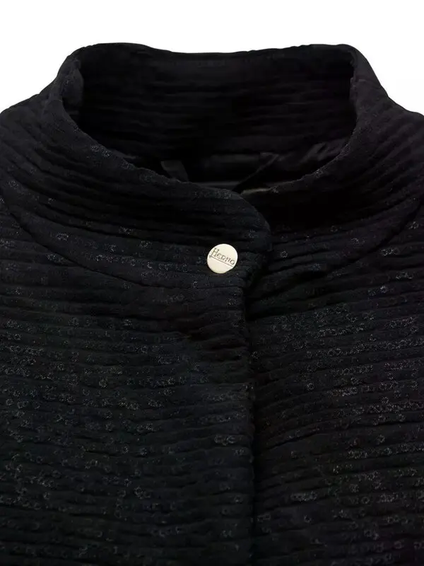 Herno Textured Coat - Black