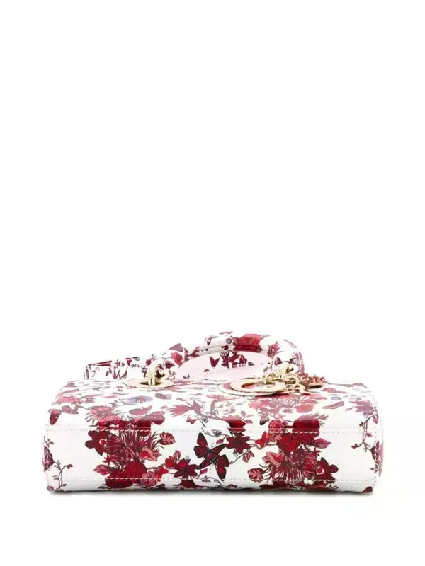 Dior Lady D-joy Printed Leather Small Satchel - Multicolour