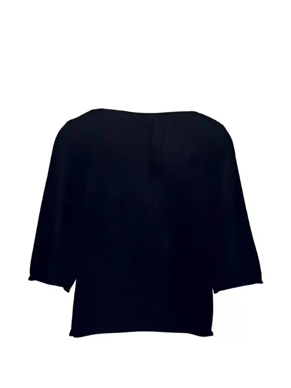 ALLUDE Ribbed Knitted Sweater