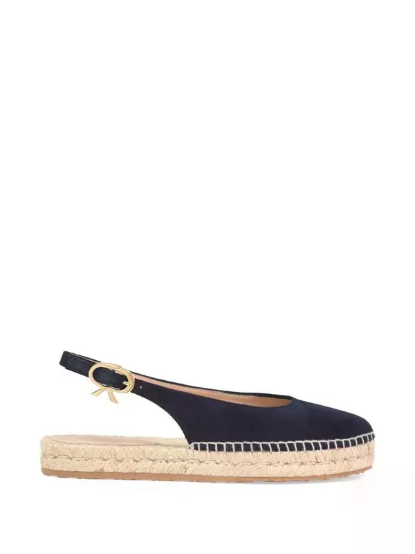 GIANVITO ROSSI Paz Buckle Espadrille - Blue