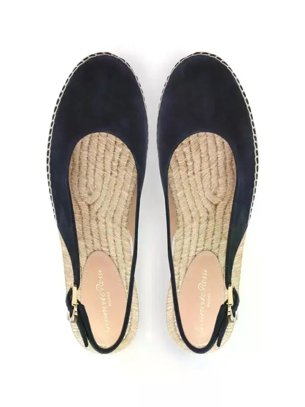 GIANVITO ROSSI Paz Buckle Espadrille - Blue