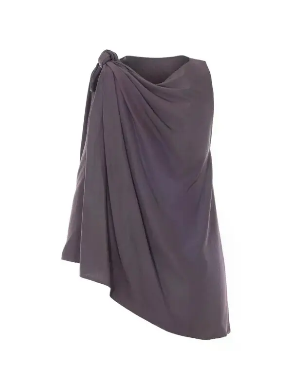 ELEH Sleeveless Knot Detail Top - Grey