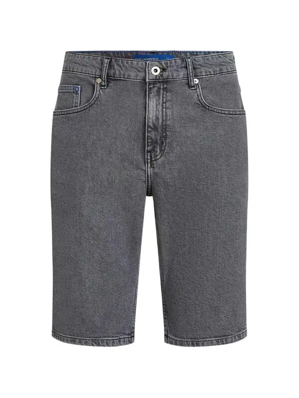 Karl Lagerfeld Belt-loops Shorts - Grey
