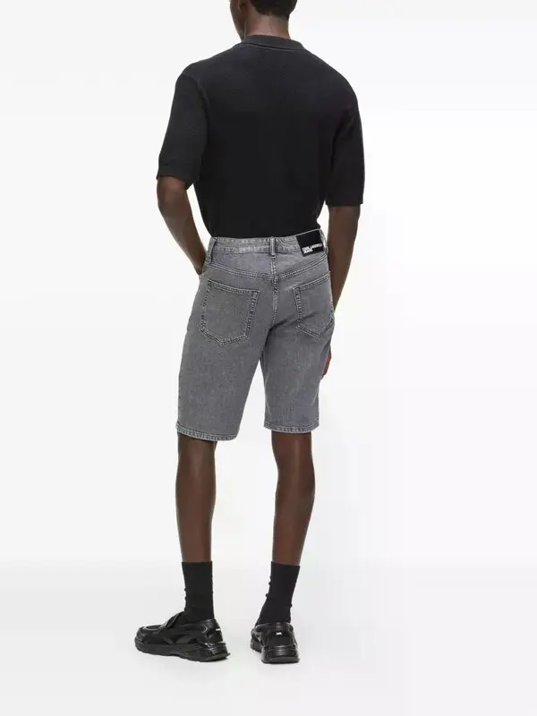 Karl Lagerfeld Belt-loops Shorts - Grey