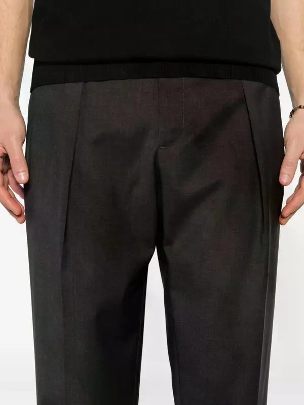 BRIGLIA 1949 Pleated Virgin Wool Trousers