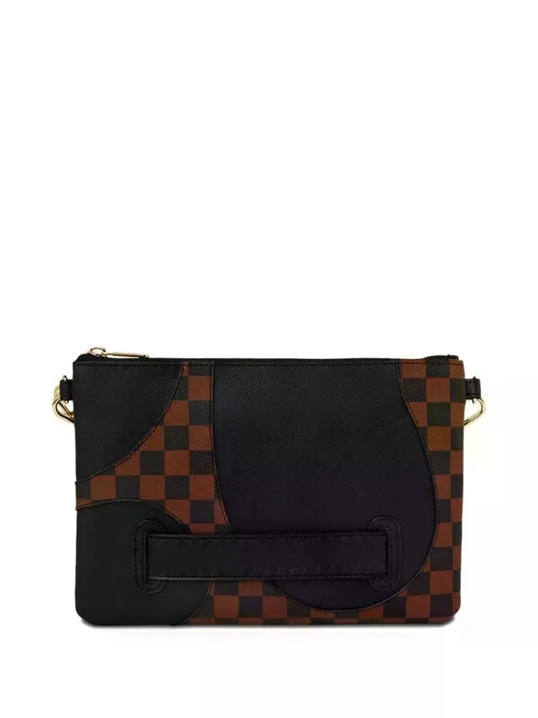 SPRAYGROUND Jetstream Embossed Check Clutch Bag