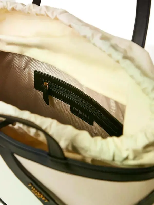 TWINSET Laced Tote Bag - Neutrals