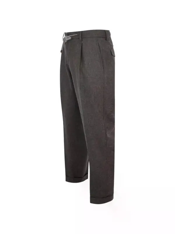 BARBA NAPOLI Roma Drawstring Trousers - Grey