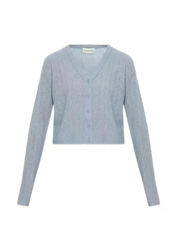Munthe Byrd Pointelle-knit Cardigan