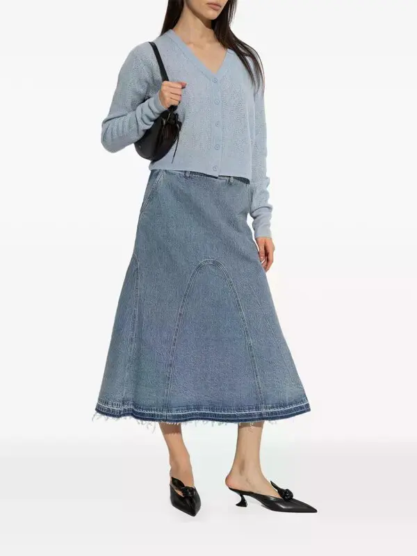 Munthe Byrd Pointelle-knit Cardigan