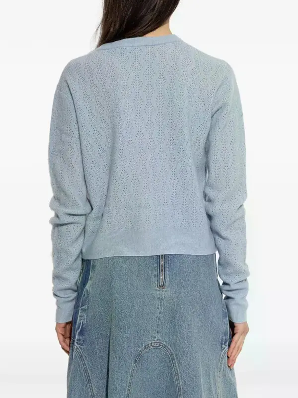 Munthe Byrd Pointelle-knit Cardigan
