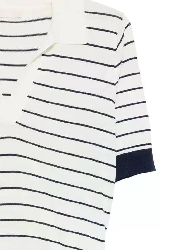 Liu Jo Striped Polo Top