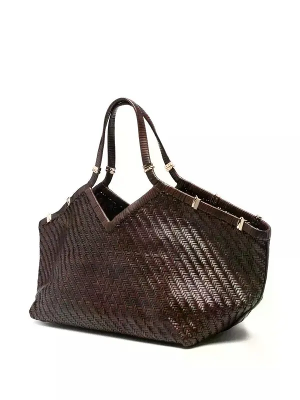 Benedetta Bruzziches Large Usha The Greatest Woven-design Tote Bag