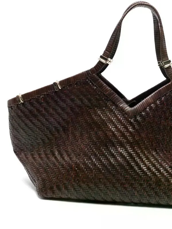 Benedetta Bruzziches Large Usha The Greatest Woven-design Tote Bag