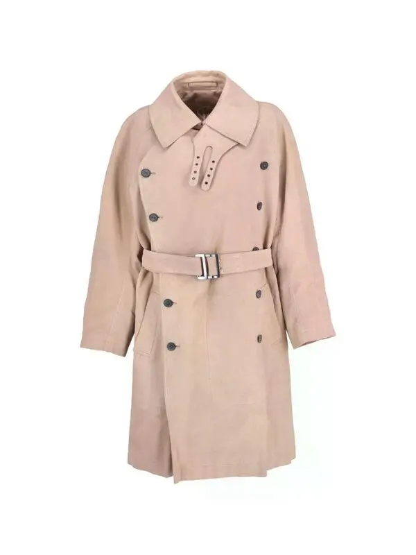 Saint Laurent Double-breasted Belted Coat