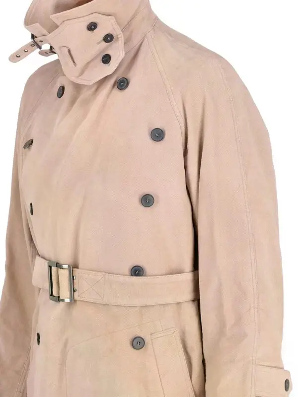 Saint Laurent Double-breasted Belted Coat