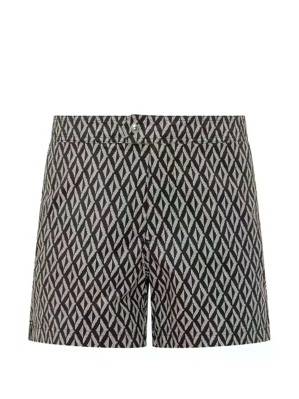 TOM FORD Print Swim Shorts - Black