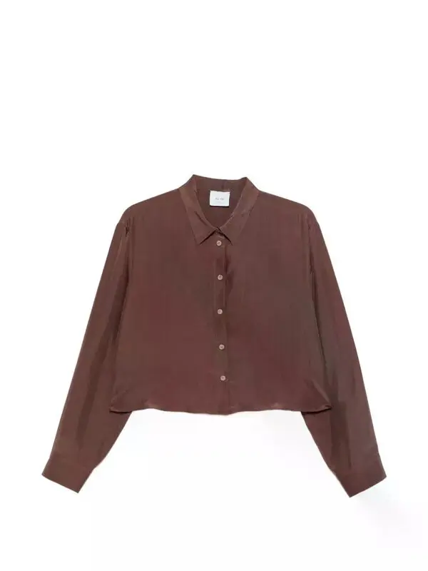 ALYSI Buttoned Shirt - Brown