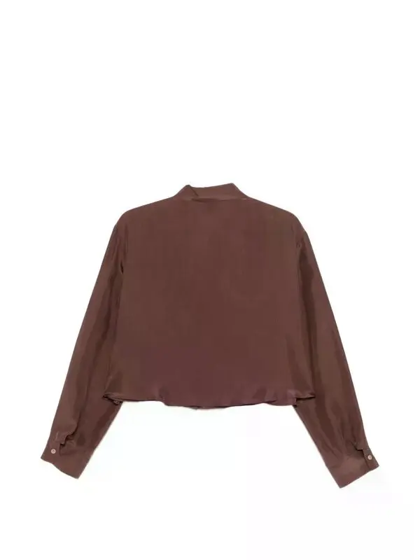 ALYSI Buttoned Shirt - Brown