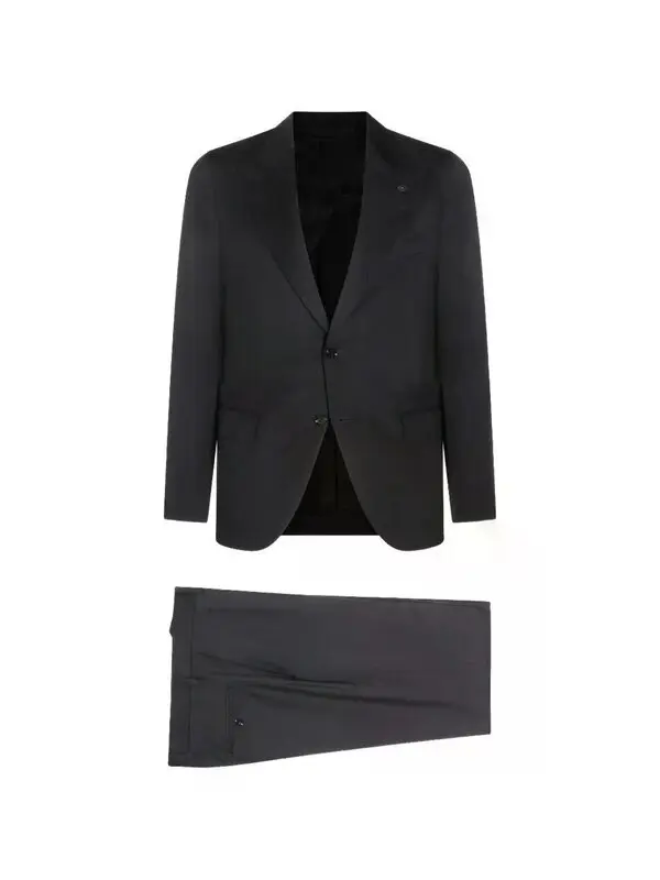 LARDINI Single-breasted Suit - Black