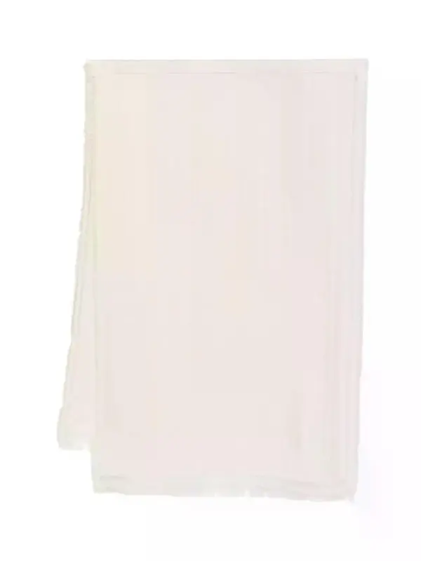 Elisabetta Franchi Fringed Scarf - Neutrals